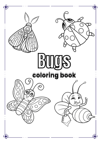 BUGS COLORING BOOK by kattyhitutuane - Raket.PH