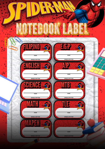 Printable Spiderman Sticker Chart