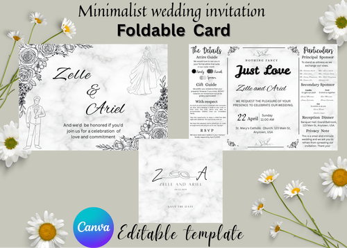 Zelle wedding invitations | Beachweddingtips.com