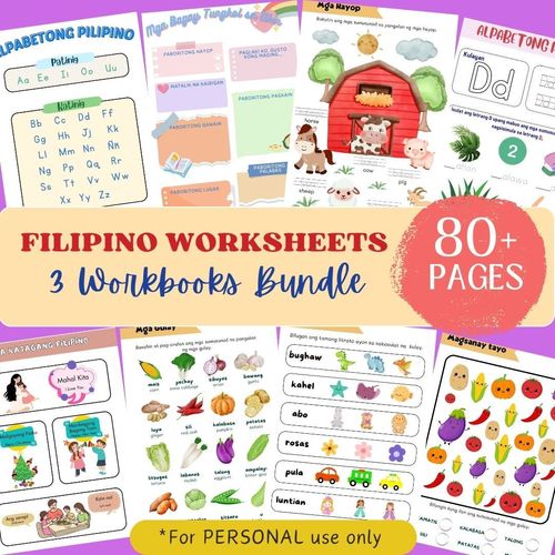 Grade 3 Filipino Worksheet Filipino Worksheets English ESL