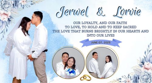 Sample Wedding Tarpaulin Design