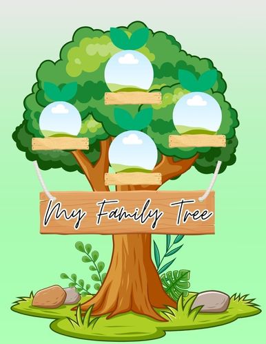 Family Tree 4 Members Clipart