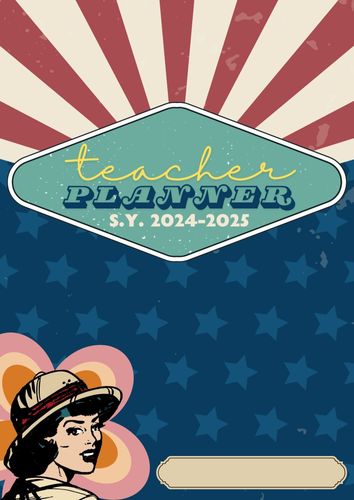 Printable Teacher Planner for School Year 2024-2025 by celestealbarando ...