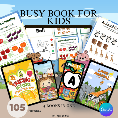 Busy Book Bundles by jayceelinedigital - Raket.PH