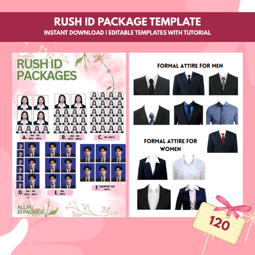 ID Picture Edit - Formal Attire (1x1, 2x2, Passport) by isellephone ...