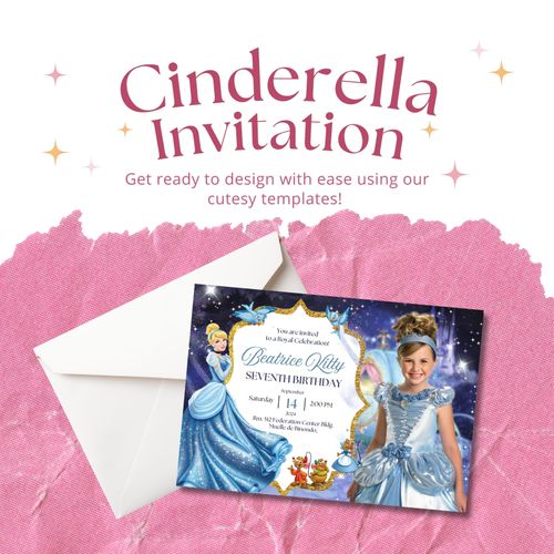 Cinderella Party Invitation Templates