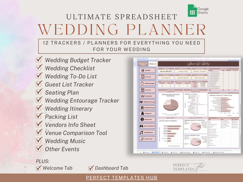 Wedding Venue Comparison Worksheet Stay Organized With Our Wedding