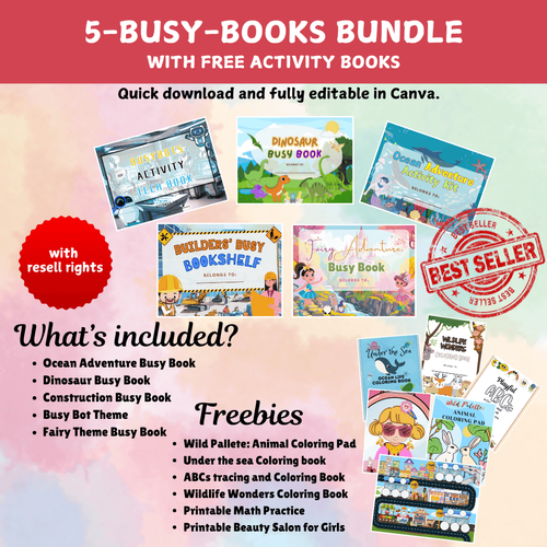 Busy book templates for toddlers by annebagwisatagalog - Raket.PH
