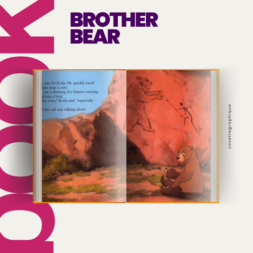 Brother Bear Storybook Disney Book Set, Finding Nemo, Brother Bear,