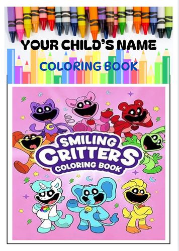 smiling critters coloring pages