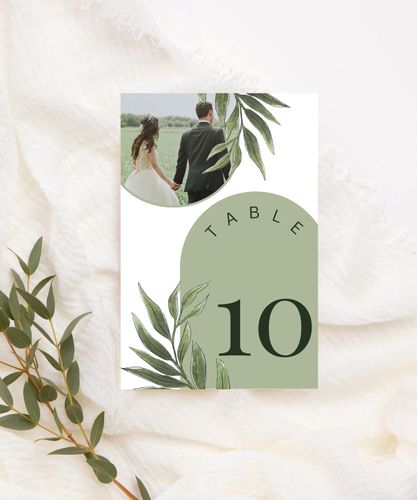 Red Printable Table Number Templates Acrylic Arch Table Number