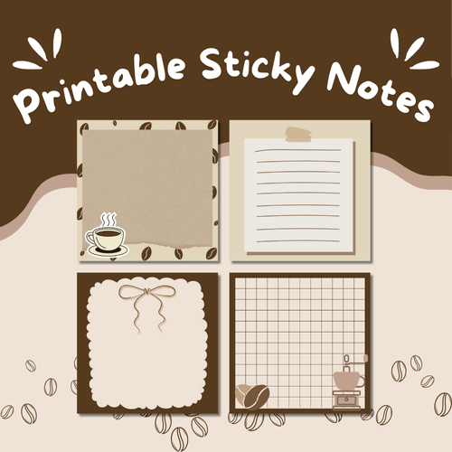 Blank Sticky Note Template
