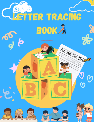 Letter Tracing Books ABC Writing & Tracing Book For Preschoolers