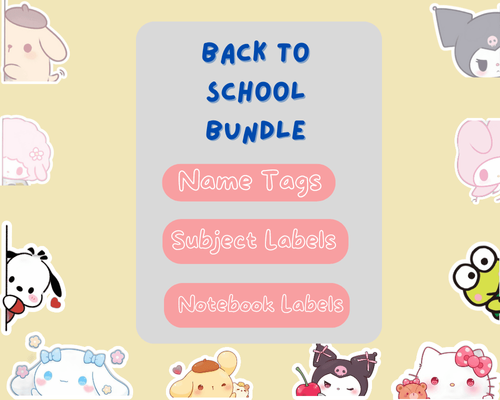 School Theme - Name tags by chezkaraphael - Raket.PH