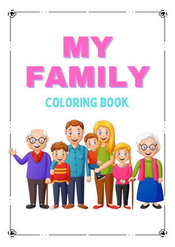 my family coloring book