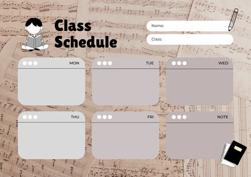 class schedules by kerengemmy - Raket.PH