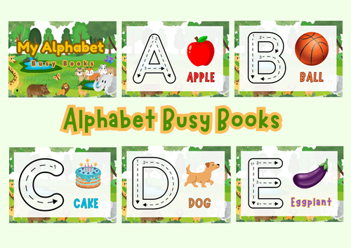Alphabet Border Landscape