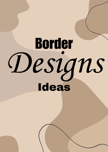 Simple Border Design Ideas For Project - Infoupdate.org