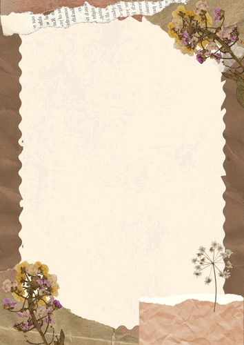 Vintage Border Design Classic Ornament Frame Vintage Border Afbeelding