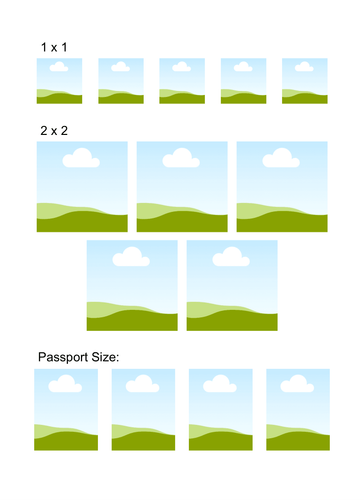 2x2, 1x1, Passport ID and Formal Attire Template by everythingonline ...