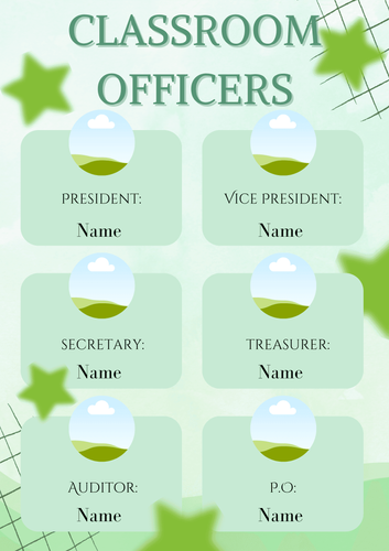 Classroom Officers by reynaldositchon82 - Raket.PH