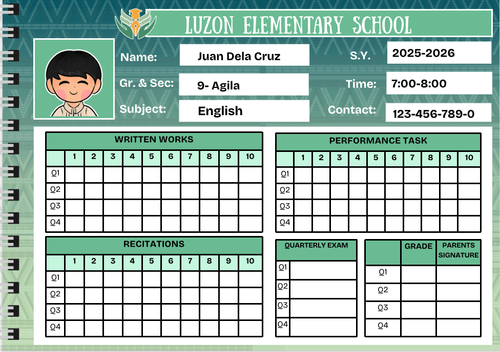 Student’s Assessment Record Template by janmallone_advincula - Raket.PH