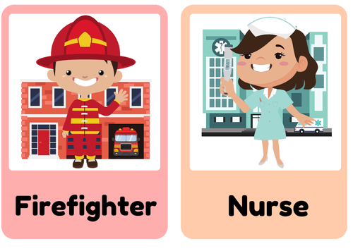 Community Helpers Flash Cards Printable Community Helpers Flash Cards