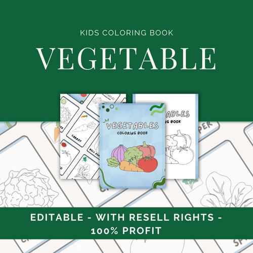 Vegetable Coloring Book with Guide by kapekape - Raket.PH
