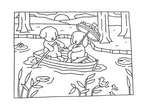 coloring pages of boobies