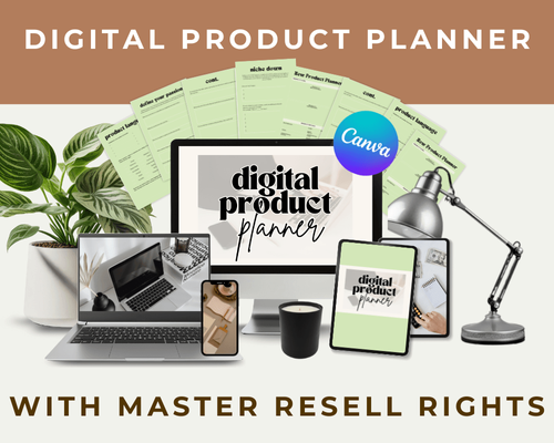Digital planner editable Canva template by charlotte_wolfstein - Raket.PH
