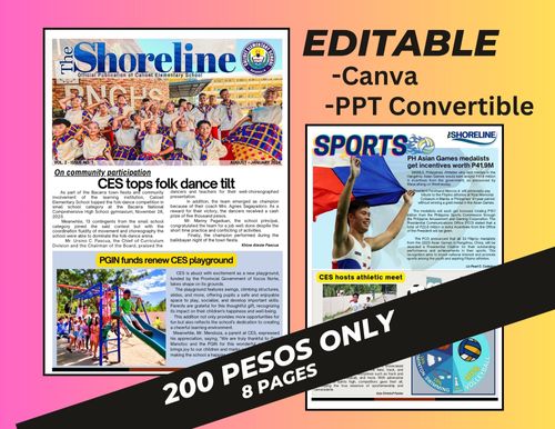 School Paper Layout A4 Size with 8-12 pages(Made with Canva) by ...