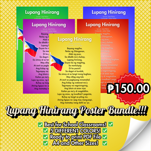 Philippine National Anthem Lupang Hinirang For Seminars And School
