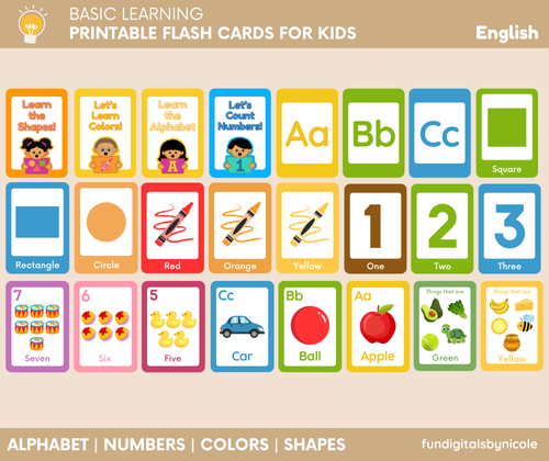 Basic color flashcards for kids by relymaecalapati - Raket.PH
