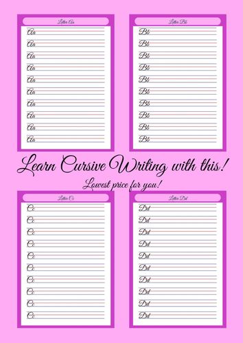 List Of Cursive Writing - Infoupdate.org