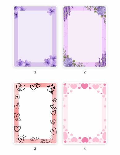 simple borders design aesthetic