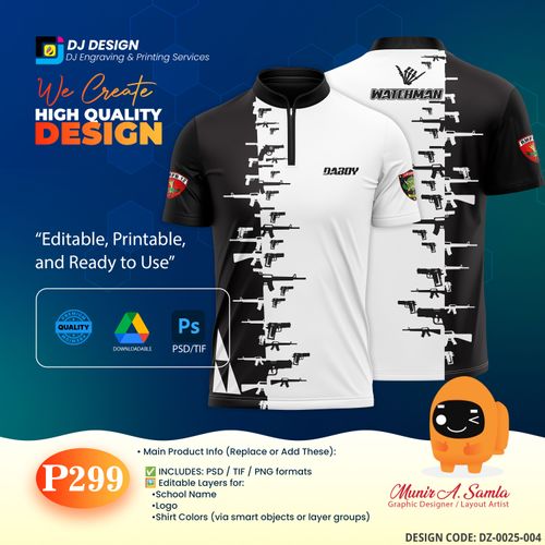 T-Shirt Design for Full Sublimation by rhynruz_dohilag - Raket.PH
