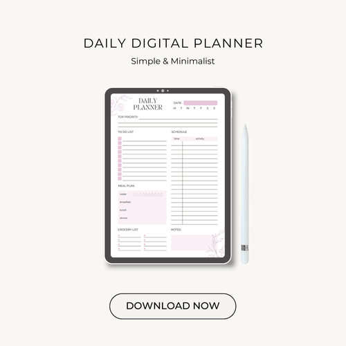 Digital planner editable Canva template by charlotte_wolfstein - Raket.PH