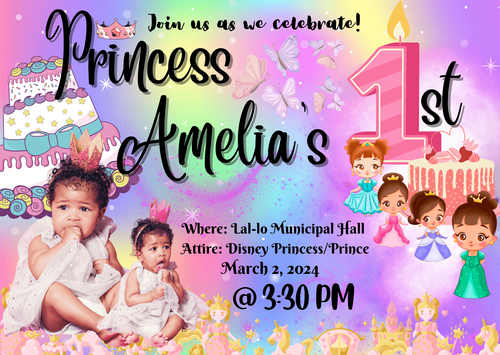 Disney Themed Invitations