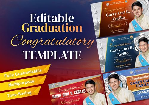 Graduation & Board Passer Tarpaulins | Softcopy Only by qtyspnz - Raket.PH