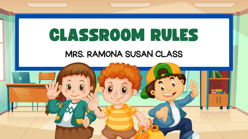 Classroom Rules for Elementary by lindel.e - Raket.PH