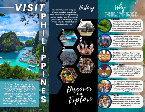 Travel Brochure Examples For Students Philippines - Infoupdate.org
