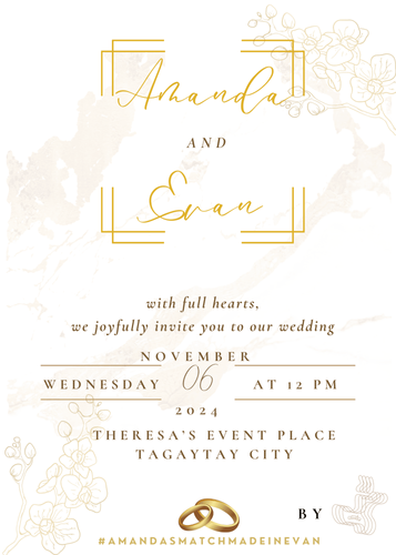Civil Wedding Invitation Philippines