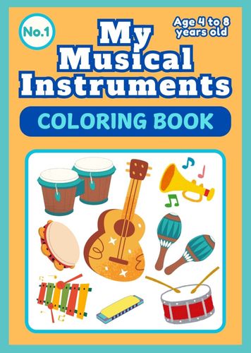 Instruments Coloring book by heather_raecreates - Raket.PH
