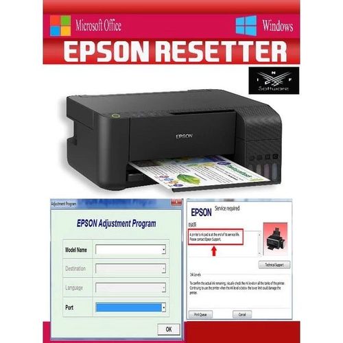 Epson L3110 L3150 Resetter Adjustment Program Free Reset Epson L3110