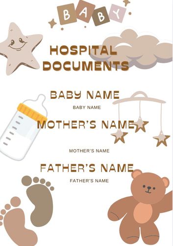 Printable Card From Hospital Birth Communication Cards For Hospital