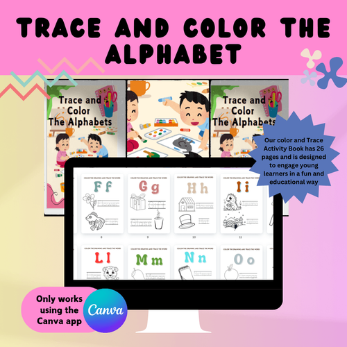 Trace the Alphabet and Color Me: A Fun and Educational Workbook for ...