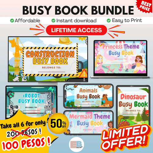Busy Book Bundles by jayceelinedigital - Raket.PH