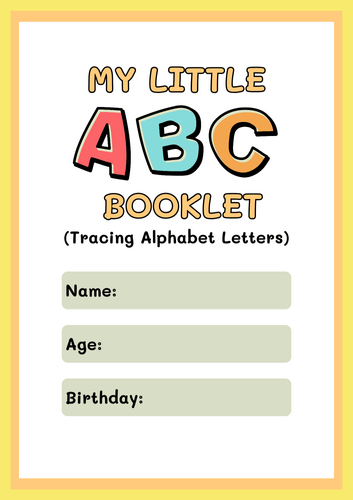 Trace the Alphabet and Color Me: A Fun and Educational Workbook for ...