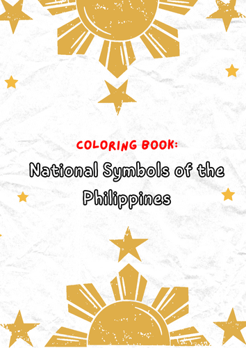 philippine flag coloring book