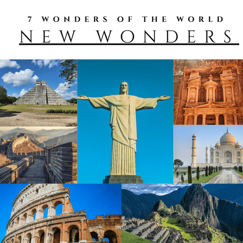 8 Wonders Of The World List Seven Wonders Of The Ancient World